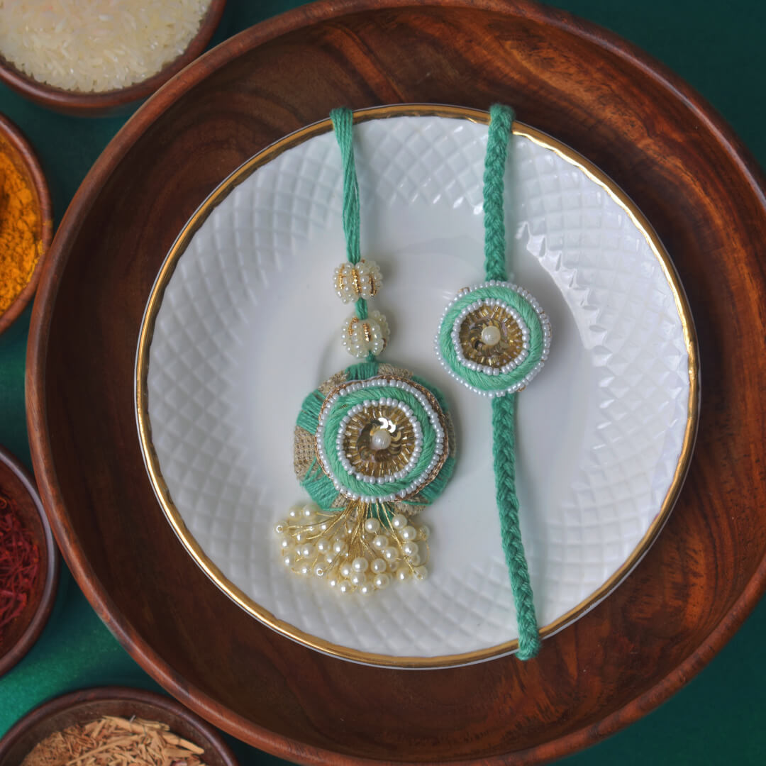 Vedic Rakhi Pairs - VRC003 | Chaarmology | Manufacturing And Delivering ...