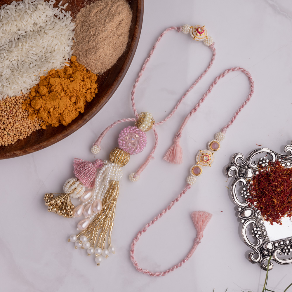 Vedic Rakhi Pairs – VRC091 | Chaarmology | Manufacturing And Delivering ...